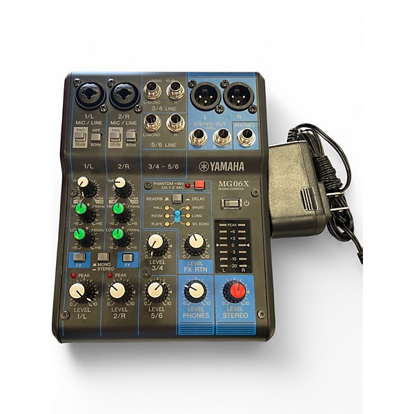 Used Yamaha Used Yamaha MG06X Unpowered Mixer | Guitar Center