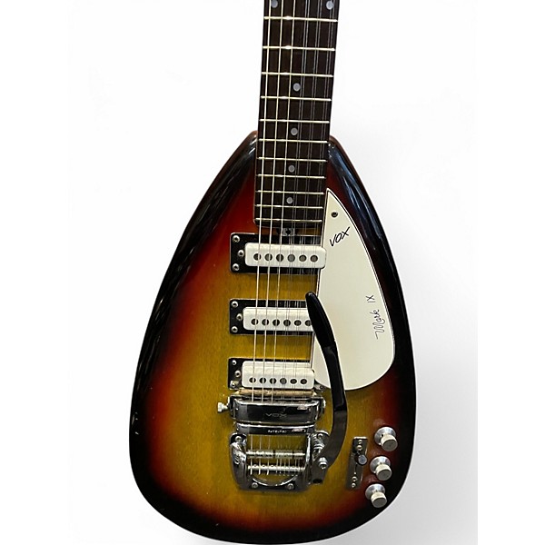 Vintage 1960s Vox Mark IX Sunburst Solid Body Electric Guitar Sunburst ...