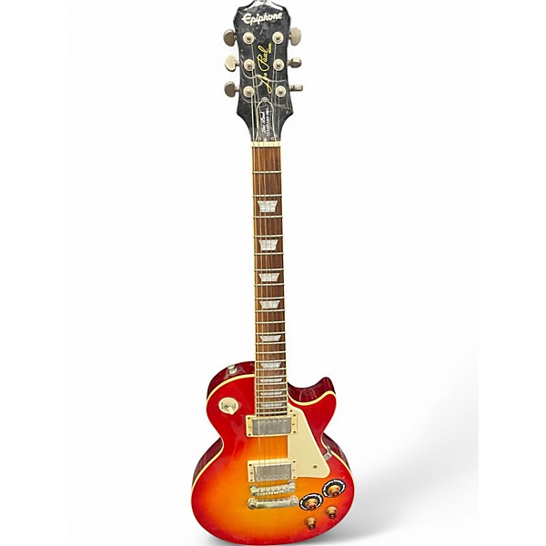 Used Epiphone Used Epiphone Les Paul Standard Pro Cherry Sunburst Solid ...
