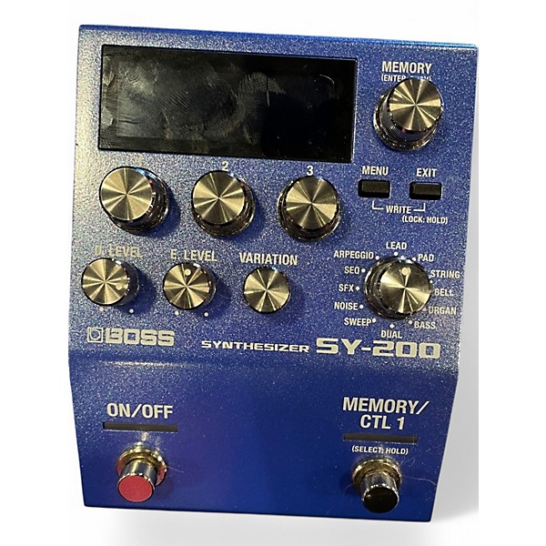 Used BOSS Used BOSS SY200 Guitar Synthesizer Effect Pedal | Guitar Center