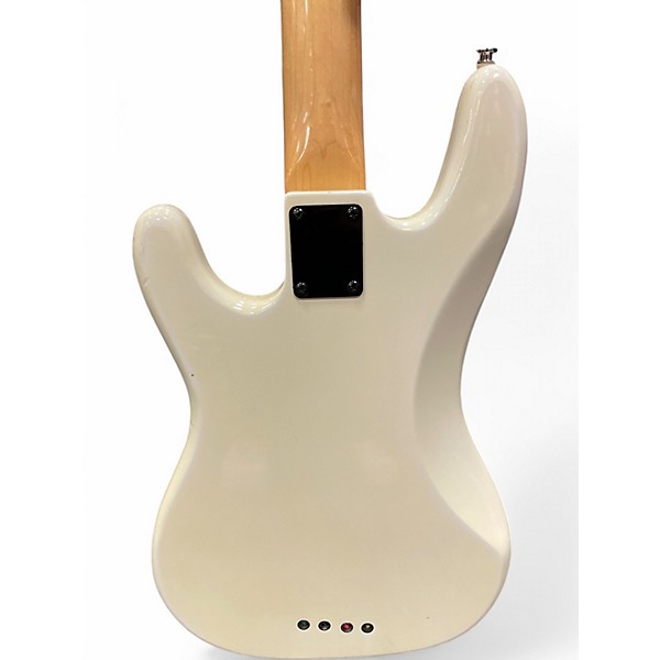 Used Epiphone power bass White Electric Bass Guitar White | Guitar Center