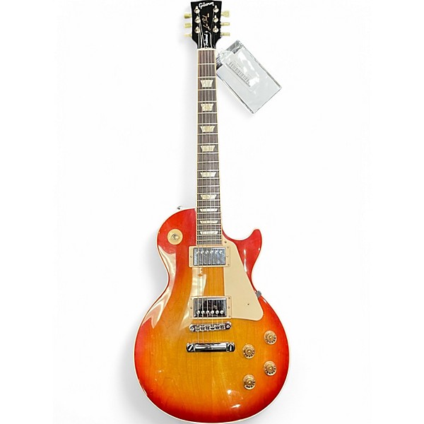 Used Gibson Used Gibson Les Paul Traditional Cherry Sunburst Solid Body Electric Guitar Cherry ...