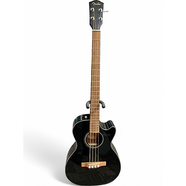 Used Fender Used Fender CB60SCE Black Acoustic Bass Guitar Black ...
