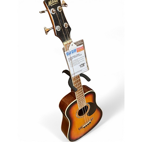 Used Mitchell Used Mitchell EZBSB Sunburst Acoustic Bass Guitar ...