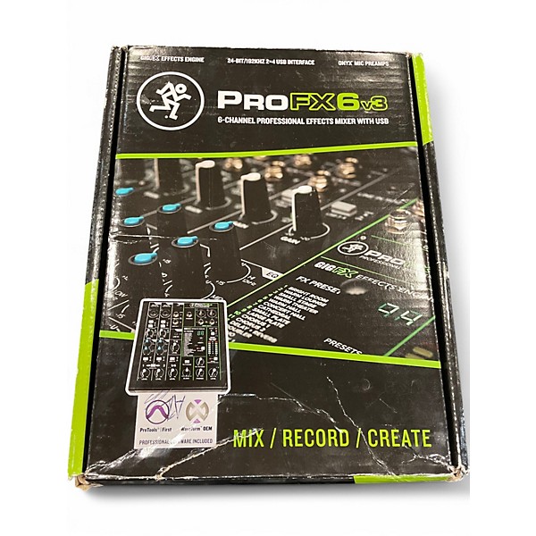 Used Mackie Used Mackie PRO FX 6 V3 Unpowered Mixer | Guitar Center