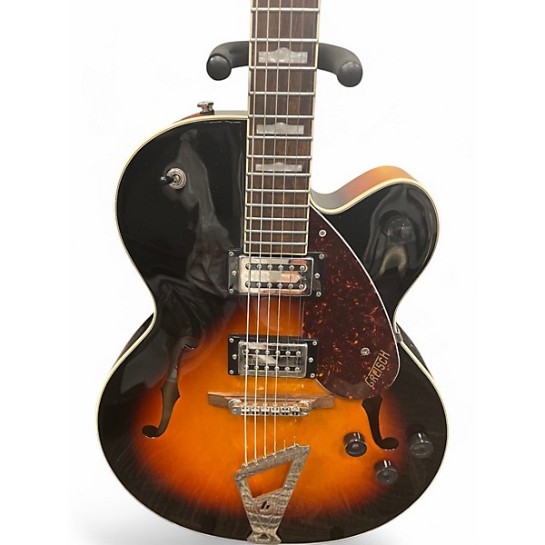 Used Gretsch Guitars G2420T Streamliner 3 Tone Sunburst Hollow Body Electric Guitar 3 Tone ...