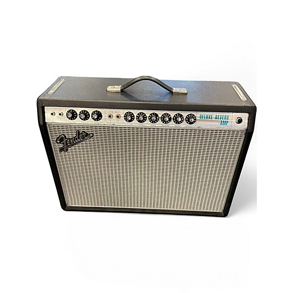 Used Fender Used Fender 1968 Custom Deluxe Reverb 22W 1x12 Tube Guitar ...