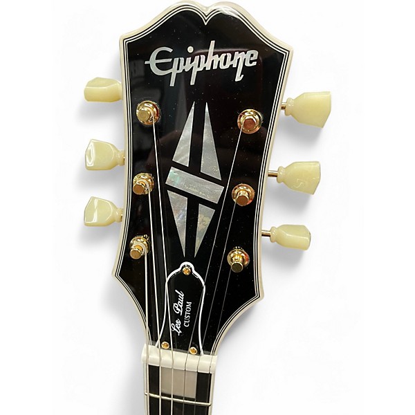 Used Epiphone Used Epiphone Les Paul Custom P90 Black Solid Body ...