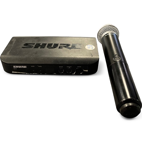 Used Shure Used Shure BLX4/SM58 Handheld Wireless System | Guitar Center