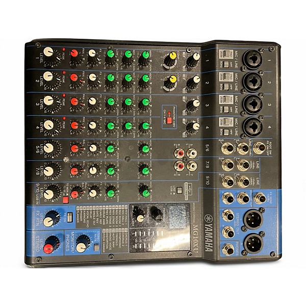 Used Yamaha Used Yamaha MG10XU 10 Channel Mixer with Effects Unpowered ...