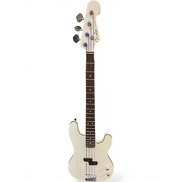 Used Fender Used Fender Aerodyne Precision Bass Alpine White Electric ...