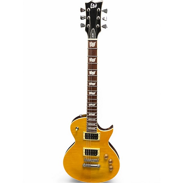 Used ESP Used ESP LTD 256 Yellow Solid Body Electric Guitar Yellow ...