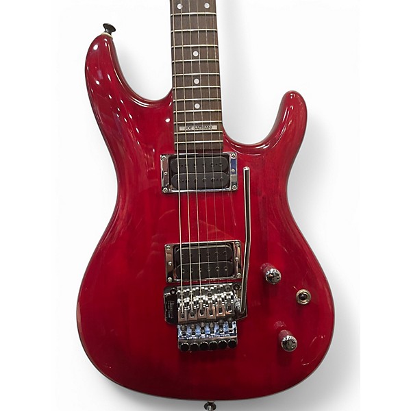 Used Ibanez Used Ibanez JS100 Joe Satriani Signature ('94) Trans Red ...