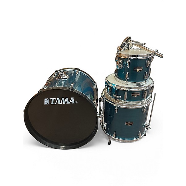 Used TAMA 4 Piece Imperialstar Blue Drum Kit Blue | Guitar Center