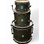 Used SJC Drums Used SJC Drums 3 Piece Pathfinder Black Drum Kit Black ...