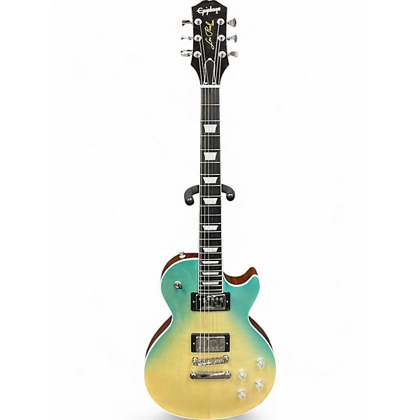 Used Epiphone Used Epiphone LES PAUL MODERN FIGURED Ocean Blue Burst ...