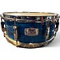 Used Pearl Used Pearl 14X5.5 EXR Snare Strata Blue Drum Strata Blue 211 ...