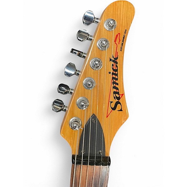 Used Samick Used Samick DOUBLE CUTAWAY NATURAL ELECTRIC GUITAR NATURAL Solid Body Electric ...