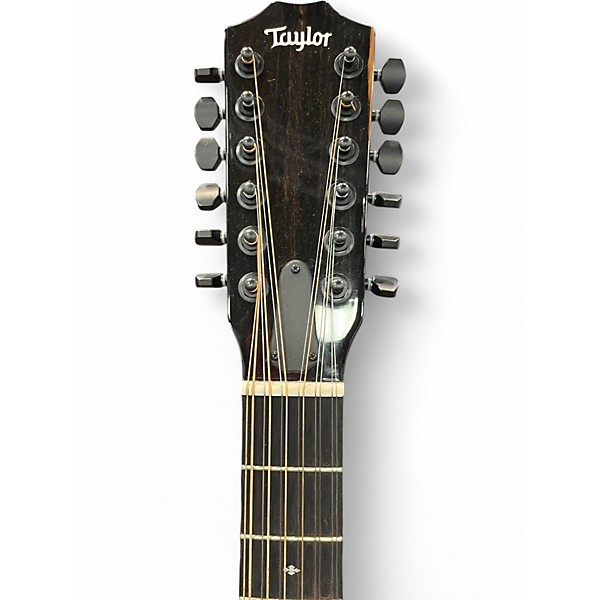 Used Taylor Used Taylor 250CE 12STRING Black 12 String Acoustic Guitar ...