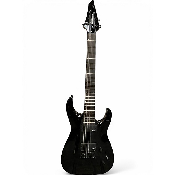 Used Jackson Used Jackson JS22-7 Dinky 7 String Black Solid Body ...