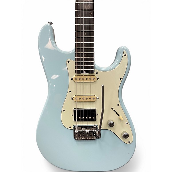 Used Schecter Guitar Research Nick Johnston Traditional HSS Blue Solid Body Electric Guitar Blue ...
