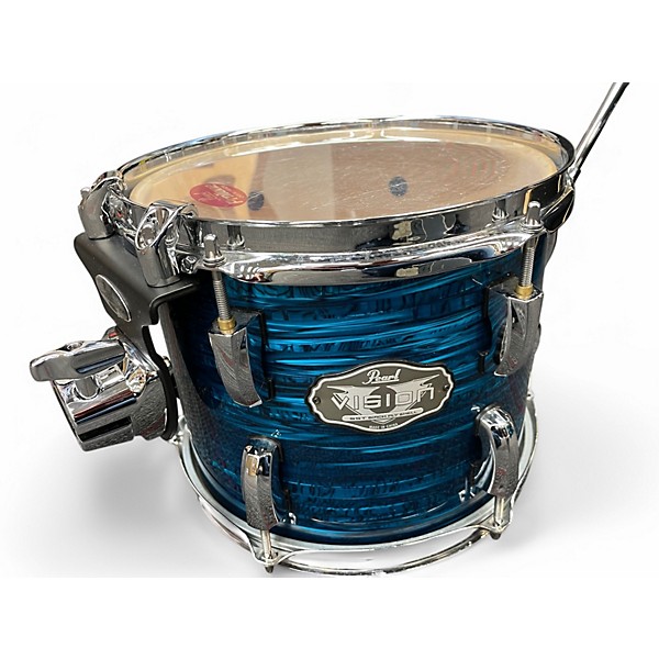 Used Pearl 4 Piece VSX VISION KIT STRATA BLUE Drum Kit STRATA BLUE ...