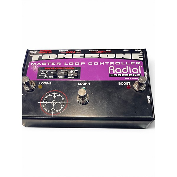 Used Radial Engineering Used Radial Engineering Loopbone Dual FX Loop Switcher Pedal | Guitar Center