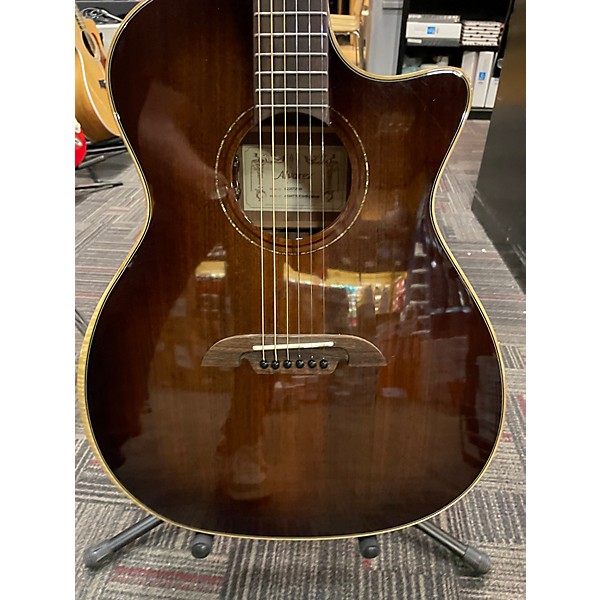 Used Alvarez AGW77CESHB-DELUXE Natural Acoustic Electric Guitar Natural ...