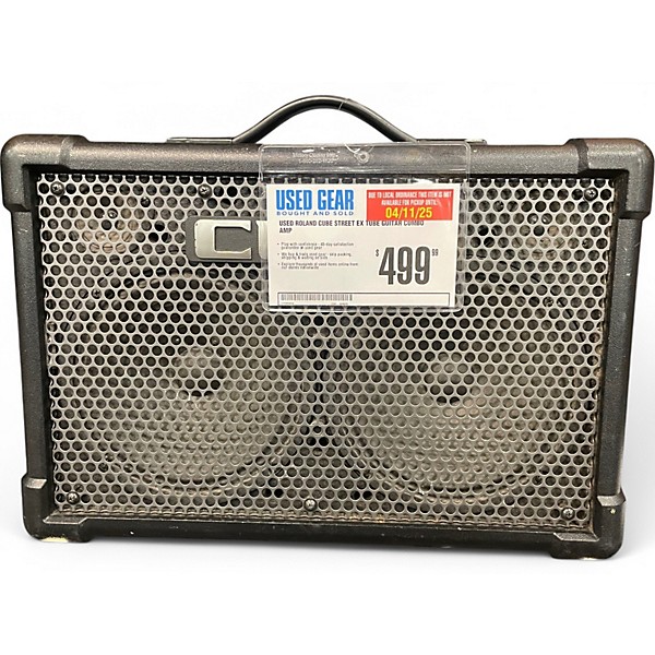 Used Roland Used Roland CUBE STREET EX Tube Guitar Combo Amp | Guitar ...