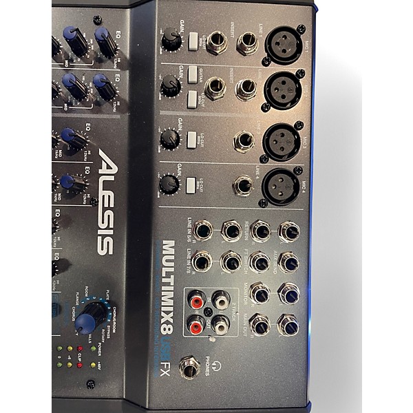 Used Alesis Used Alesis MultiMix 8 USB 8-Channel Unpowered Mixer ...
