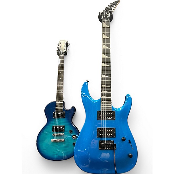 Used Jackson Used Jackson JS22 Dinky Blue Solid Body Electric Guitar ...