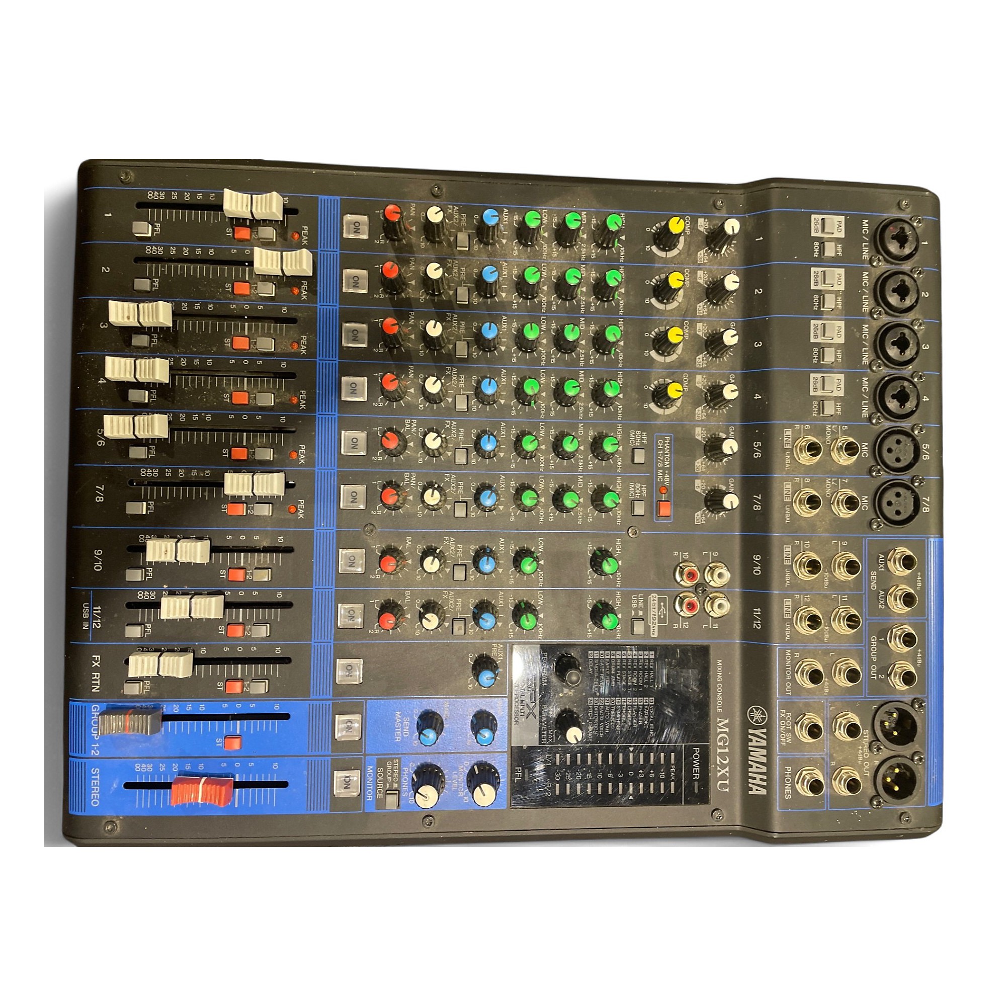 Used Yamaha Used Yamaha MG12XU Unpowered Mixer | Guitar Center Used Yamaha Used Yamaha MG12XU Unpowered Mixer | Guitar Center