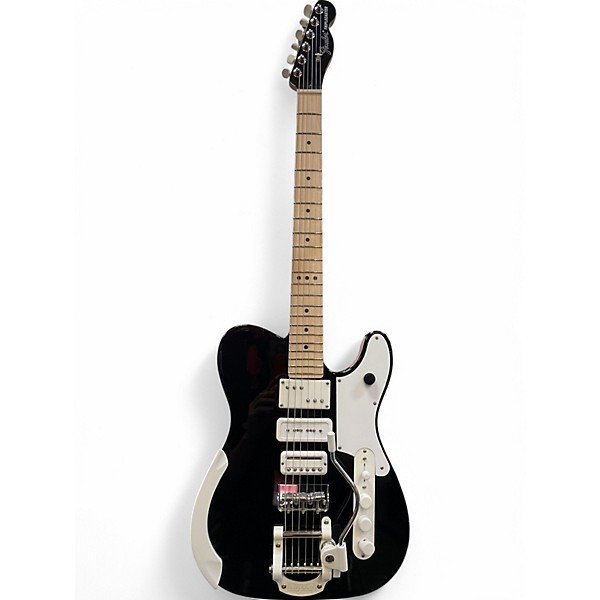 Used Fender Used Fender ack White Triplecaster Telecaster Black Solid ...
