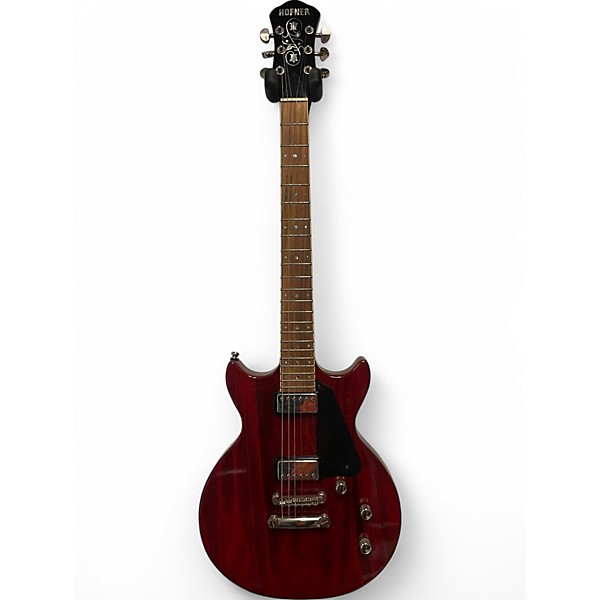 Used Hofner Colorama Red Solid Body Electric Guitar Red | Guitar Center