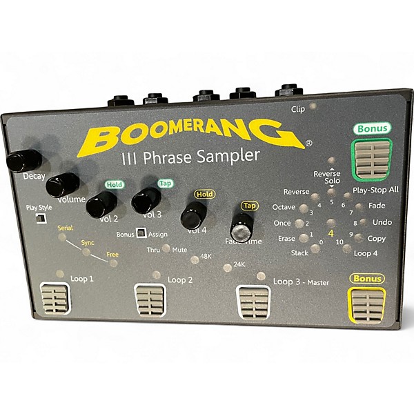 Used Boomerang Used Boomerang III Phrase Sampler Pedal | Guitar Center