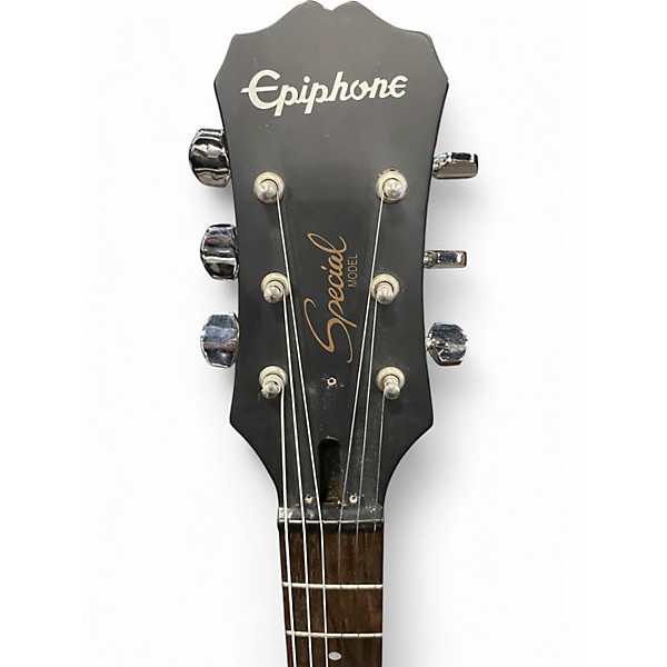 Used Epiphone Used Epiphone Les Paul Special P90 Flat Black Solid Body ...