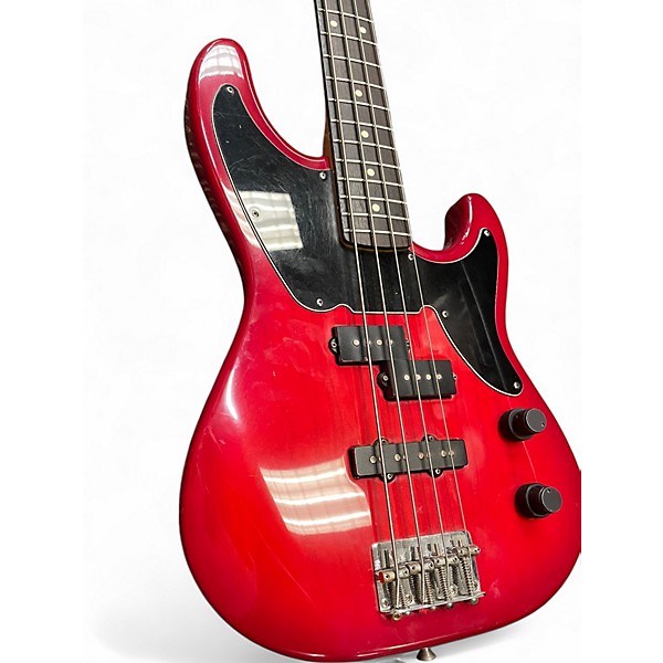 Used Fender COWPOKE PRECISION BASS Red Electric Bass Guitar Red ...