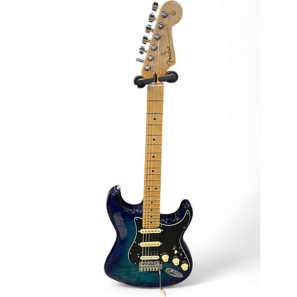 Used Fender Used Fender Player Stratocaster HSS Plus Top Blue Burst ...