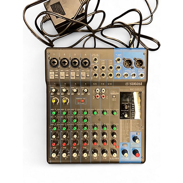 Used Yamaha Used Yamaha MG10XU 10 Channel Mixer with Effects Unpowered ...