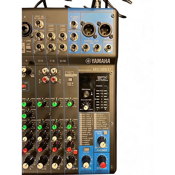 Used Yamaha Used Yamaha MG10XU 10 Channel Mixer with Effects Unpowered ...