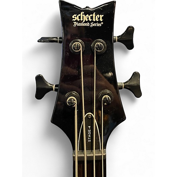 Used Schecter Guitar Research Used Schecter Guitar Research Stiletto stage 4 Black Electric Bass ...