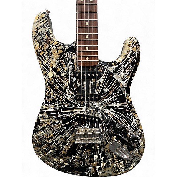 Used Fender Used 2003 Fender Splattercaster Stratocaster CAMO SPLATTER ...