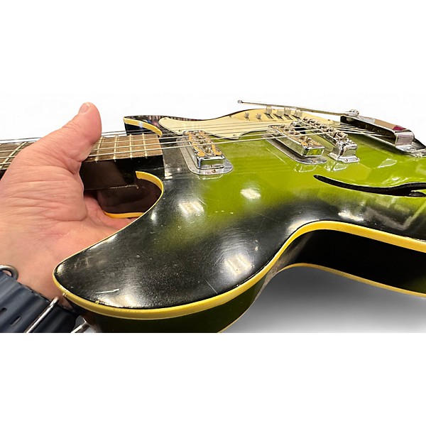 Used Harmony Vintage 1972 Harmony H82G REBEL GREEN BURST Hollow Body ...
