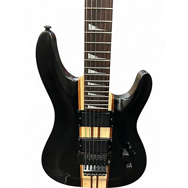 Used Gecko Double Cut Black Solid Body Electric Guitar Black | Guitar ...