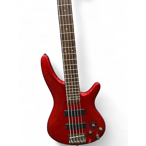 Used Ibanez Used 2011 Ibanez SR305 5 String red Electric Bass Guitar ...