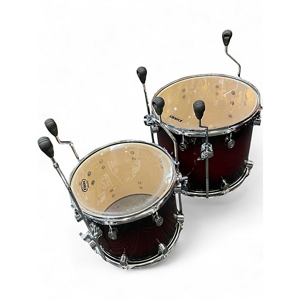 Used PDP by DW 8 Piece X7 Candy Apple Red Drum Kit Candy Apple Red ...