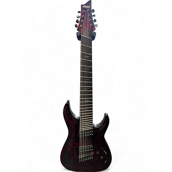 Used Schecter Guitar Research C8 BLOOD MOON MULTISCALE BLOOD MOON Solid ...