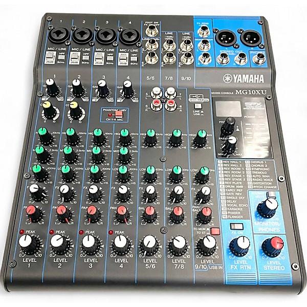Used Yamaha Used Yamaha mg10XU Unpowered Mixer | Guitar Center