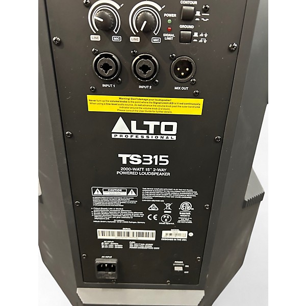 Used Alto TS315 Powered Speaker | Guitar Center