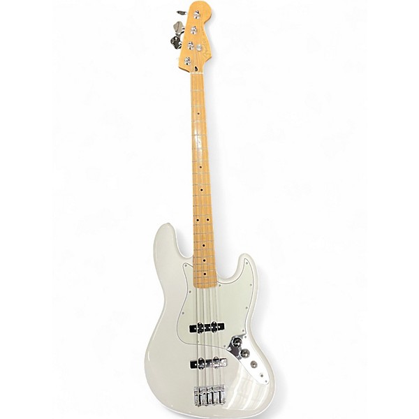 Used Fender Player Jazz Bass Alpine White Electric Bass Guitar Alpine ...